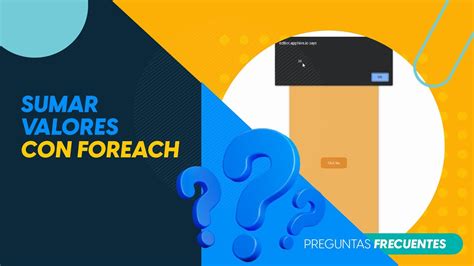 Sumar Valores Con Foreach Youtube