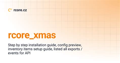 ‌🎁 Rcorexmas Rcorecz