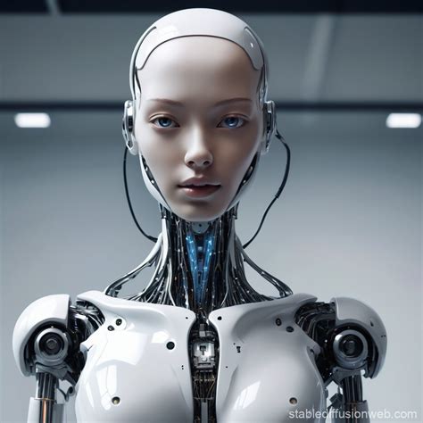 Cyborg Humanoid Ai Robot Stable Diffusion Online