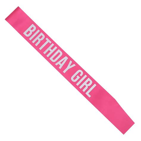 Verjaardag Meisje Satin Sash Voor Verj Vicedeal