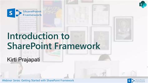 introduction to sharepoint framework ppt