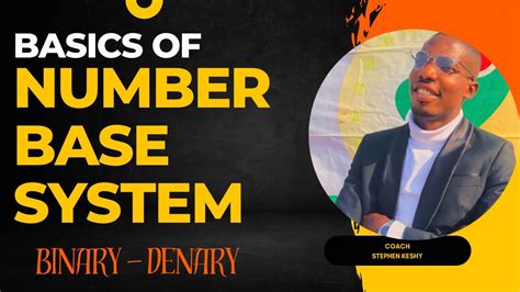 Number System Step 1 Binary Denary Math Binary Numbersystem Youtube