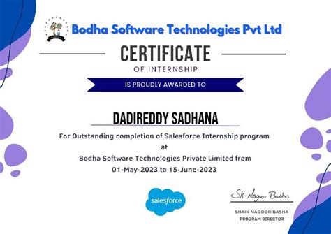 Dadireddy Sadhana On Linkedin Internship Miniproject Java Bodhasoft Technology Automation