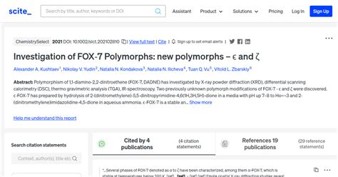 Investigation Of Fox‐7 Polymorphs New Polymorphs ϵ And ζ