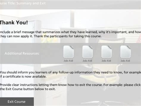 Articulate Powerpoint Templates Course Exit Slide Template Downloads E Learning Heroes