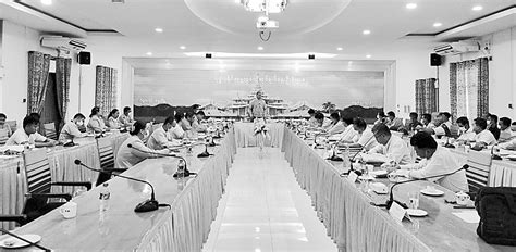 အခွန်လေးမျိုးနှင့် ပတ်သက်၍ လုပ်ငန်းညှိနှိုင်း အစည်းအဝေး ကျင်းပ Myawady Webportal