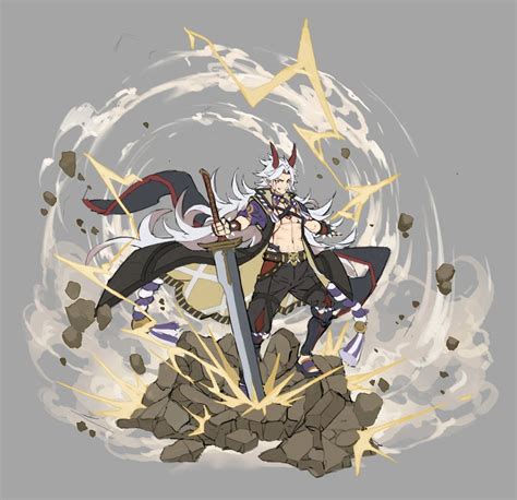 Arataki Itto Genshin Impact Drawn By Papajay Jennygin Danbooru