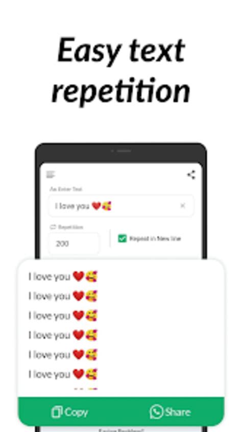 text repeater repeat text 10k apk for android download