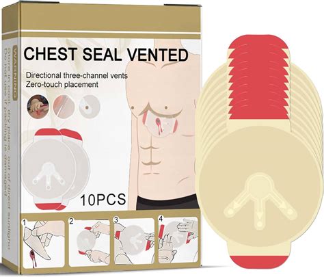 Feulover Occlusive Chest Seal First Aid Kit Sterile India Ubuy