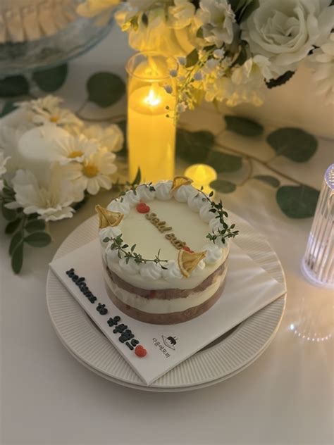 용산 레터링케이크 다음에또봐 브라이덜샤워 기념 미니케이크 주문 후기 네이버 블로그