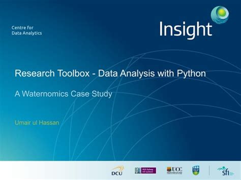 researh toolbox data analysis with python ppt