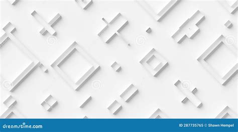 Random Sized Large White Inset Circles Or Cylinders Geometry Objects Background Wallpaper Banner
