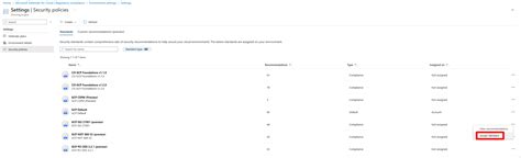 클라우드용 Microsoft Defender에서 규정 준수 표준 할당 Microsoft Defender For Cloud