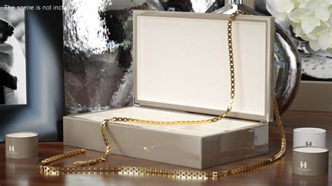 Gold Box Chain Rigged For Maya 3d Model 19 Ma Free3d
