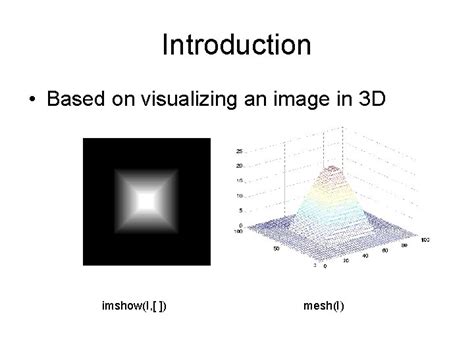 Segmentation By Morphological Watersheds Introduction Based On Visualizing