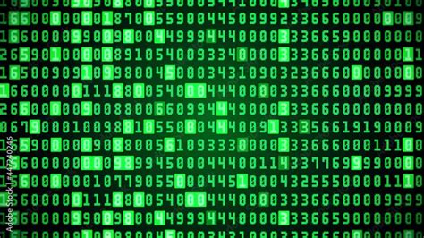 4k Technical Environment Programming Binary Code In The Future