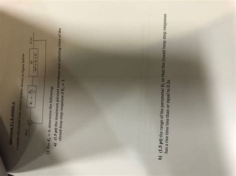 solved question 5 8 points consider the closed loop