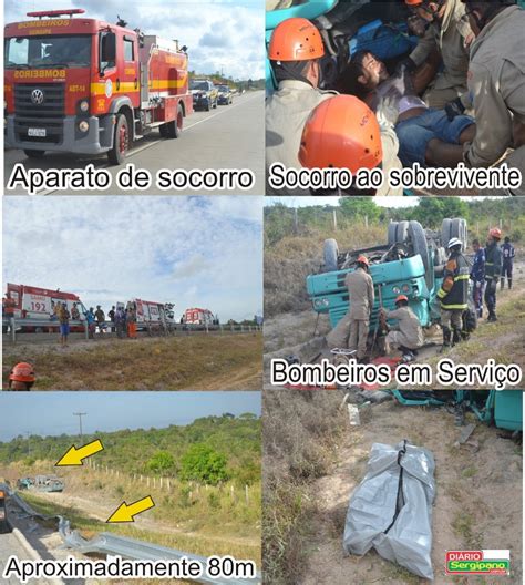 Caminhoneiro Morre Após Capotamento Em Estância Senoticias