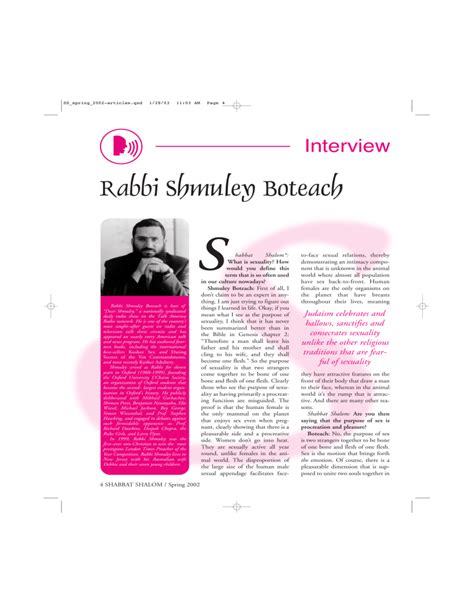 Rabbi Shmuley Boteach
