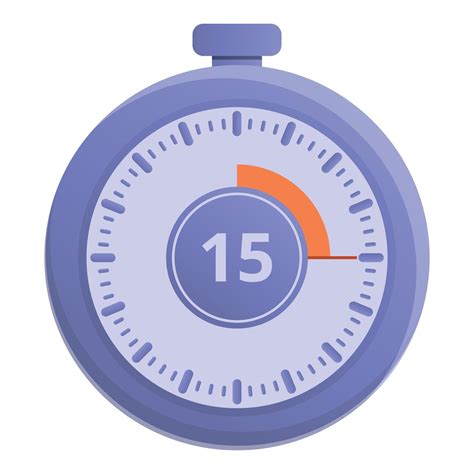 Stopwatch Clock Icon Cartoon Vector Stop Time 21468174 Vector Art At