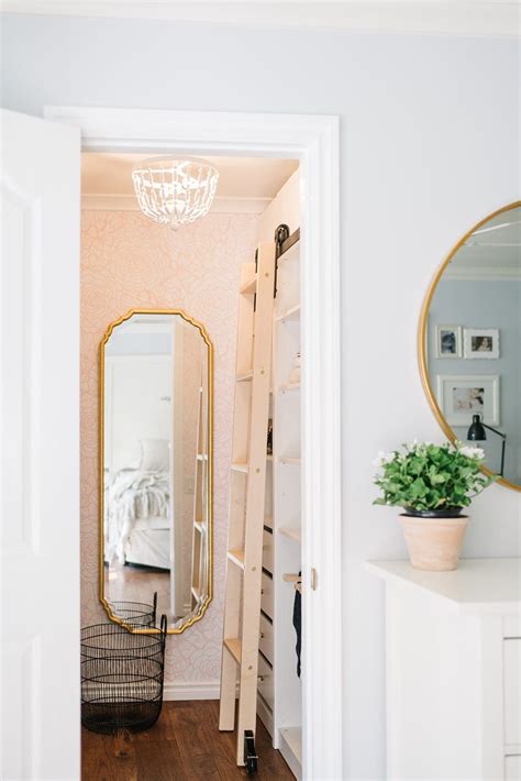 DIY Rolling Library Ladder Tutorial The Ginger Home