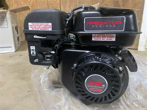 New Predator 212cc Ohv Horizontal Shaft Gas Engine Elco Auctions
