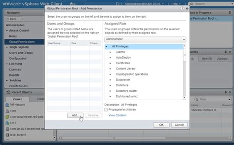 Creating A User In VCenter For Read Only Access SQL Monitor 8