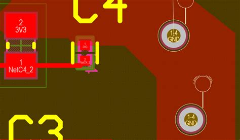 Pcb 3v3 Polygon Has A Gnd Vias Layer In It Electrical Engineering