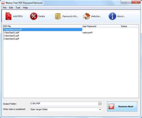 Weeny Free Pdf Password Remover Download