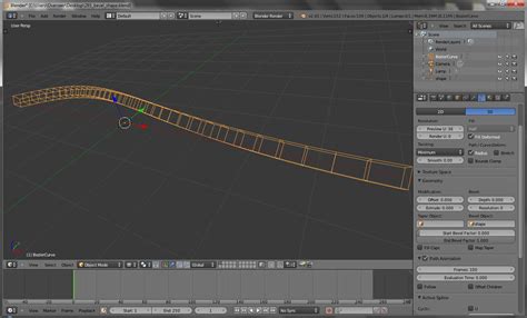 How To Extrude Along Curve Without Bending Modeling Blender Artists Community