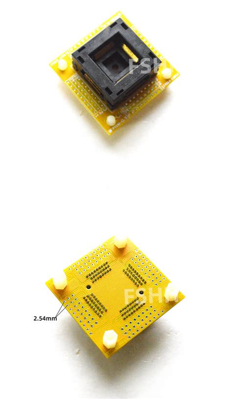 Ic201 1004 008 Test Socket Tqfp100 Qfp100 Socket Pitch 05mm Fshh Store