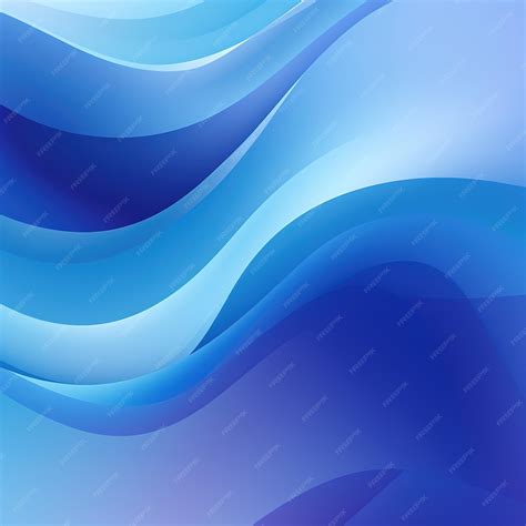 Fundo De Ondas Abstratas Azuis No Estilo De Linhas De Precisão Desenho