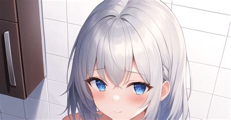 オリジナル 巨乳銀髪美少女の裸エプロン2 Himaniaのイラスト Pixiv