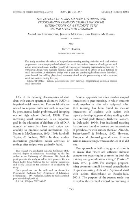 PDF The Effects Of Scripted Peer Tutoring And Programming Common