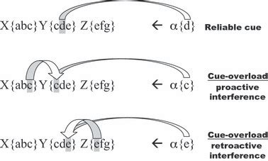 Graphical Illustration Of Proactive And Retroactive Interference During Download Scientific