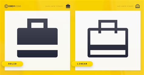 card travel icon · linear · coreui icons · svg javascript typescript