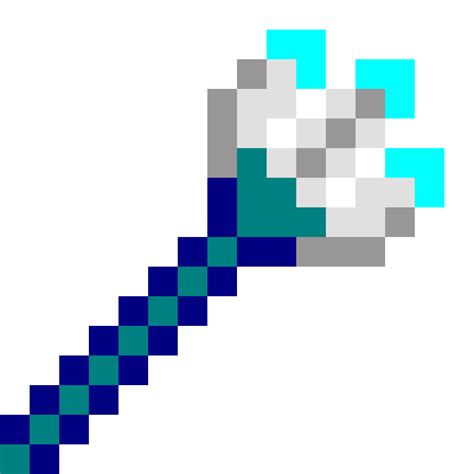 Pixilart Custom Trident By Mc Textures