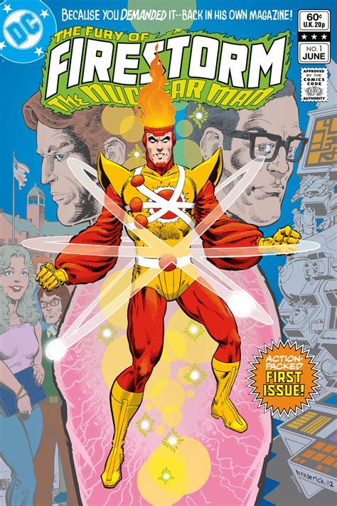 The Fury Of Firestorm No 1 Unpublished Cover By Pat Broderick