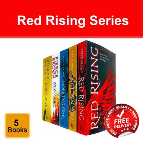Red Rising Series Collection 5 Books Set Pierce Brown Dark Age Iron