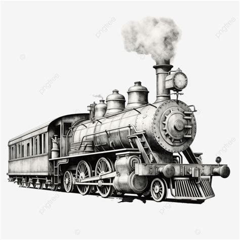 빈티지 증기 기관차 기관차 증기 기차 Png 일러스트 및 이미지 에 대한 무료 다운로드 Pngtree