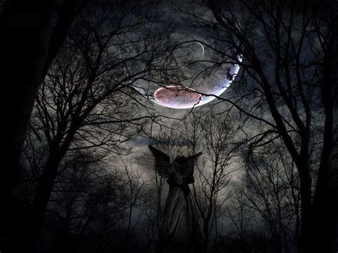 Gothic Moon Wallpapers Top Free Gothic Moon Backgrounds Wallpaperaccess