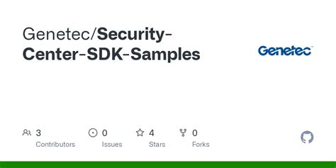 Github Genetecsecurity Center Sdk Samples