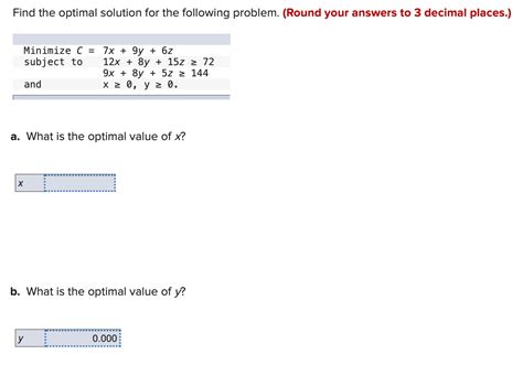 Solved Find The Optimal Solution For The Following Problem Chegg Com