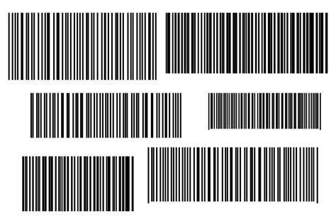 Fake Barcode Set Illustration 46619797 Vector Art At Vecteezy