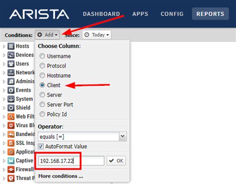 Troubleshooting Blocks In Ng Firewall Using Reports Edge Threat Management Support Arista