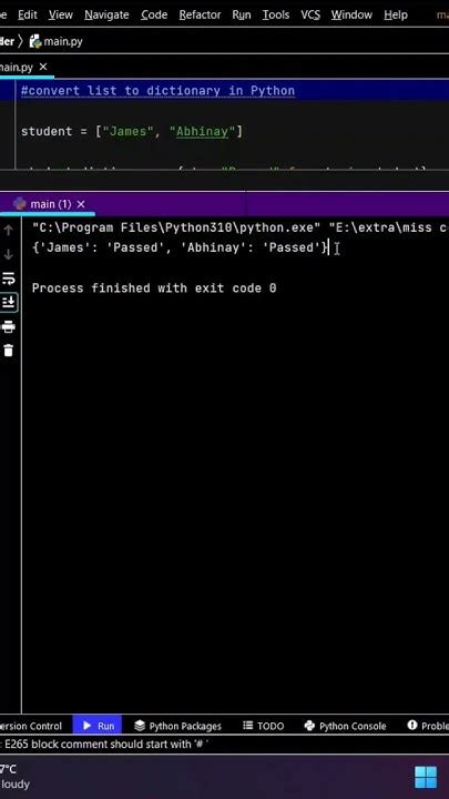 Convert List To Dictionary In Python Shorts Python Programmers Codewithharry Youtube
