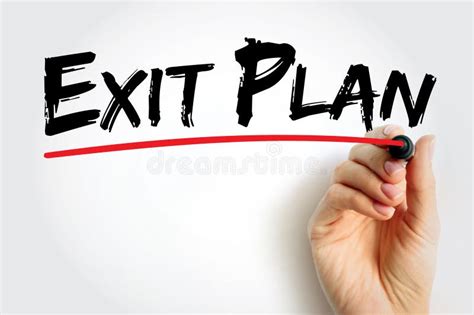 Exit Plan Preparation For The Exit Of An Entrepreneur From His