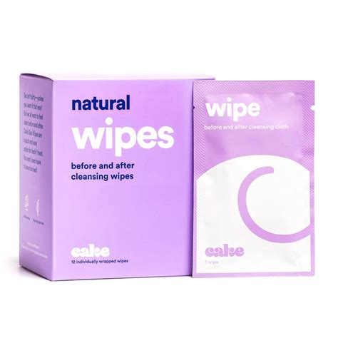 Hello Cake Sex Wipes Individually Wrapped Organic Flushable Wipes For Adults