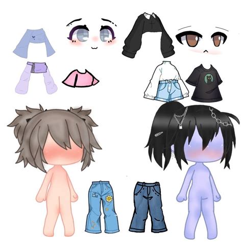 Gacha Life ️ Kolay çizimler Dekorasyon