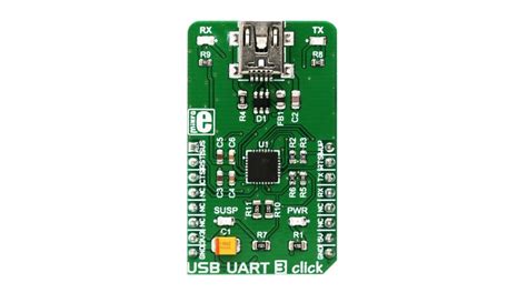 Mikroe 3063 Mikroelektronika Usb Uart 3 Click Usb To Uart Interface